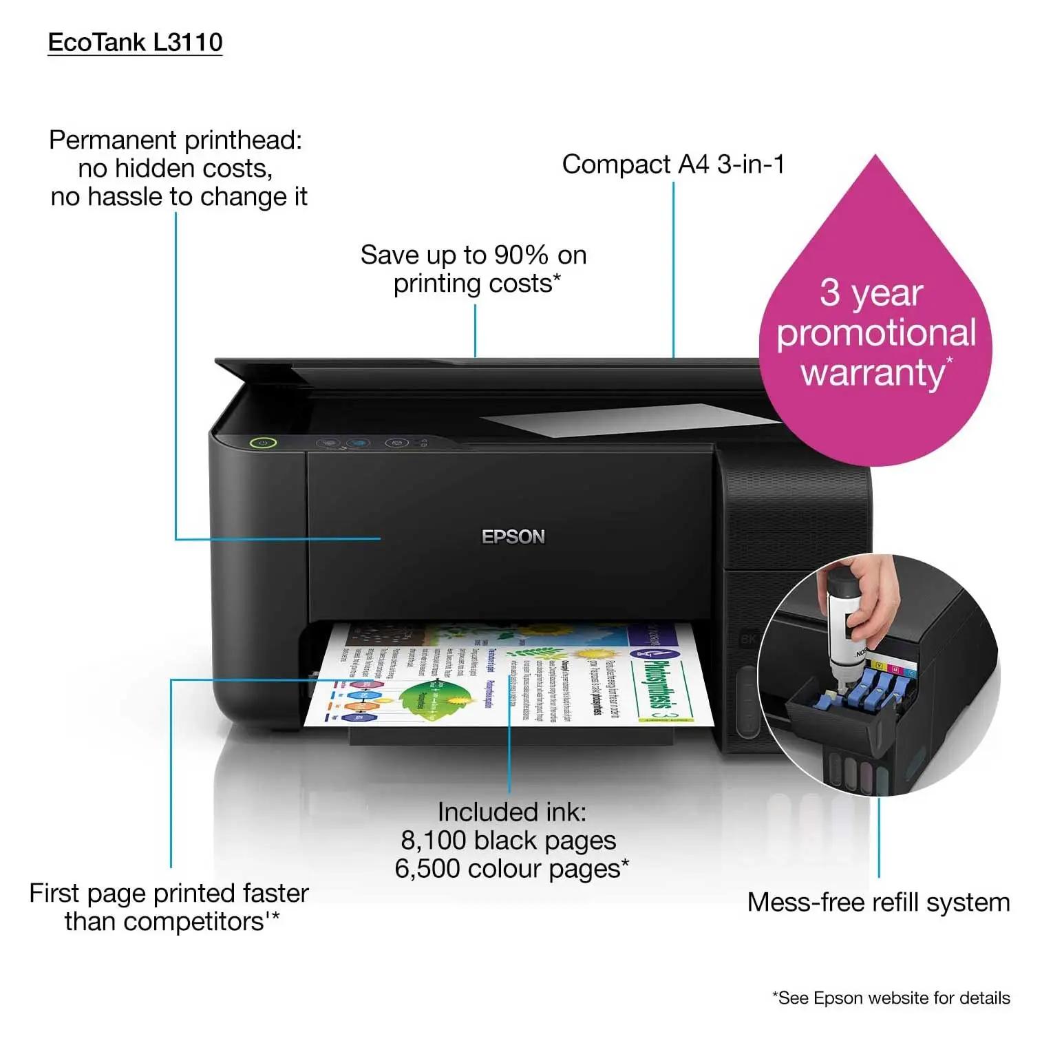 L3110 printer store